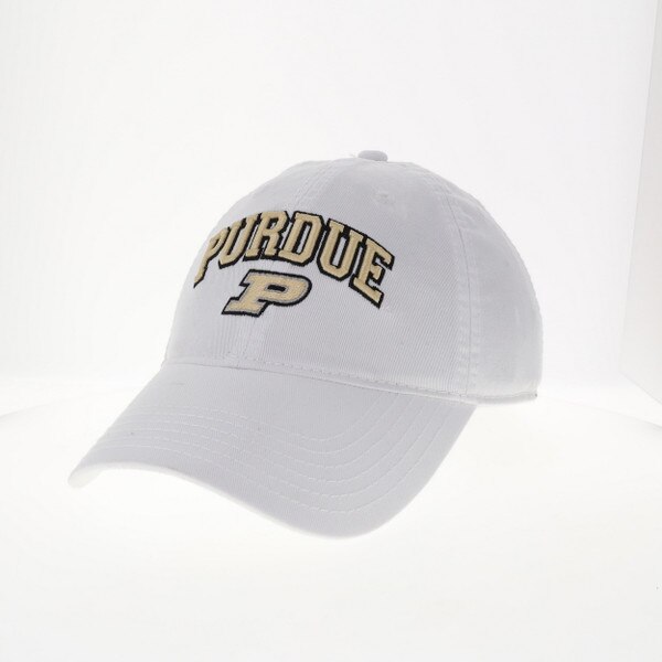Purdue Boilermaker White Adjustable Relaxed Fit Hat| Purdue U