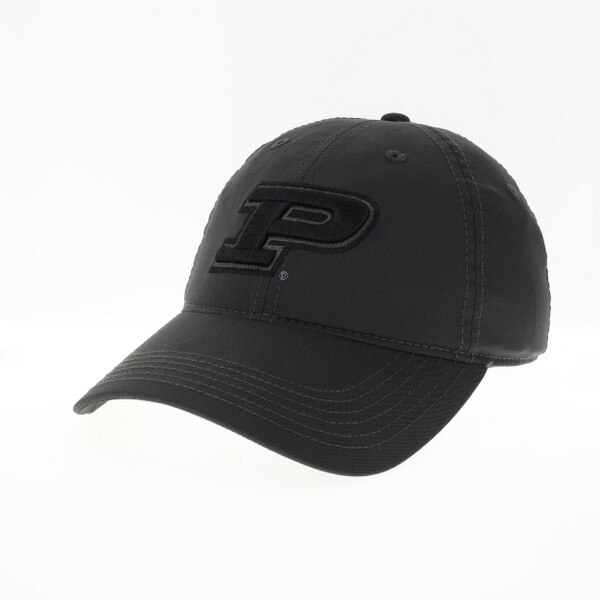 Purdue Charcoal P Adjustable Performance Hat | Purdue U