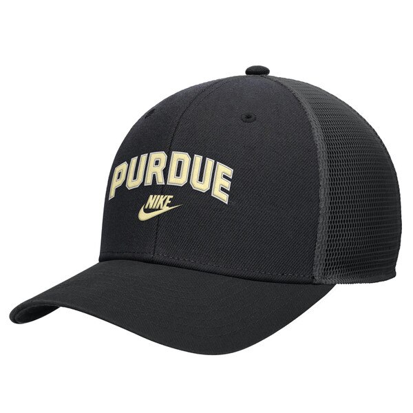 Purdue Boilermakers Black Nike Meshback Hat I PurdueU