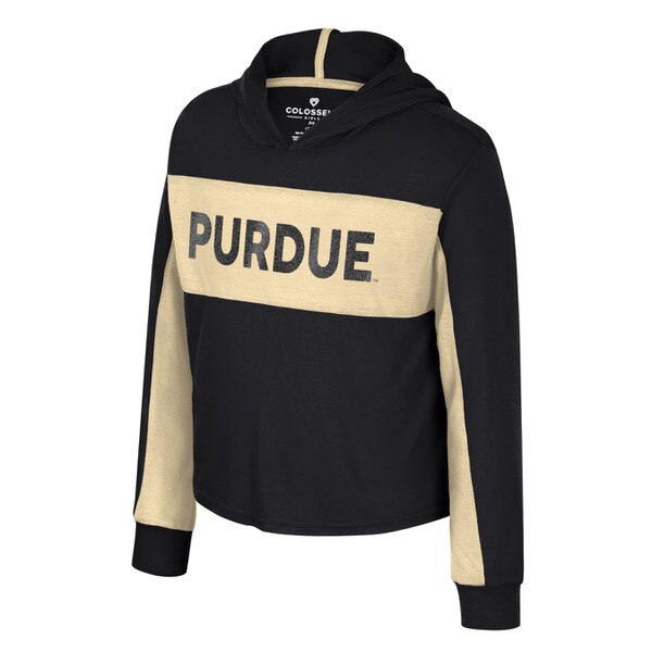 Purdue Boilermakers Girls Fionna Long Sleeve Hooded Tee I PurdueU