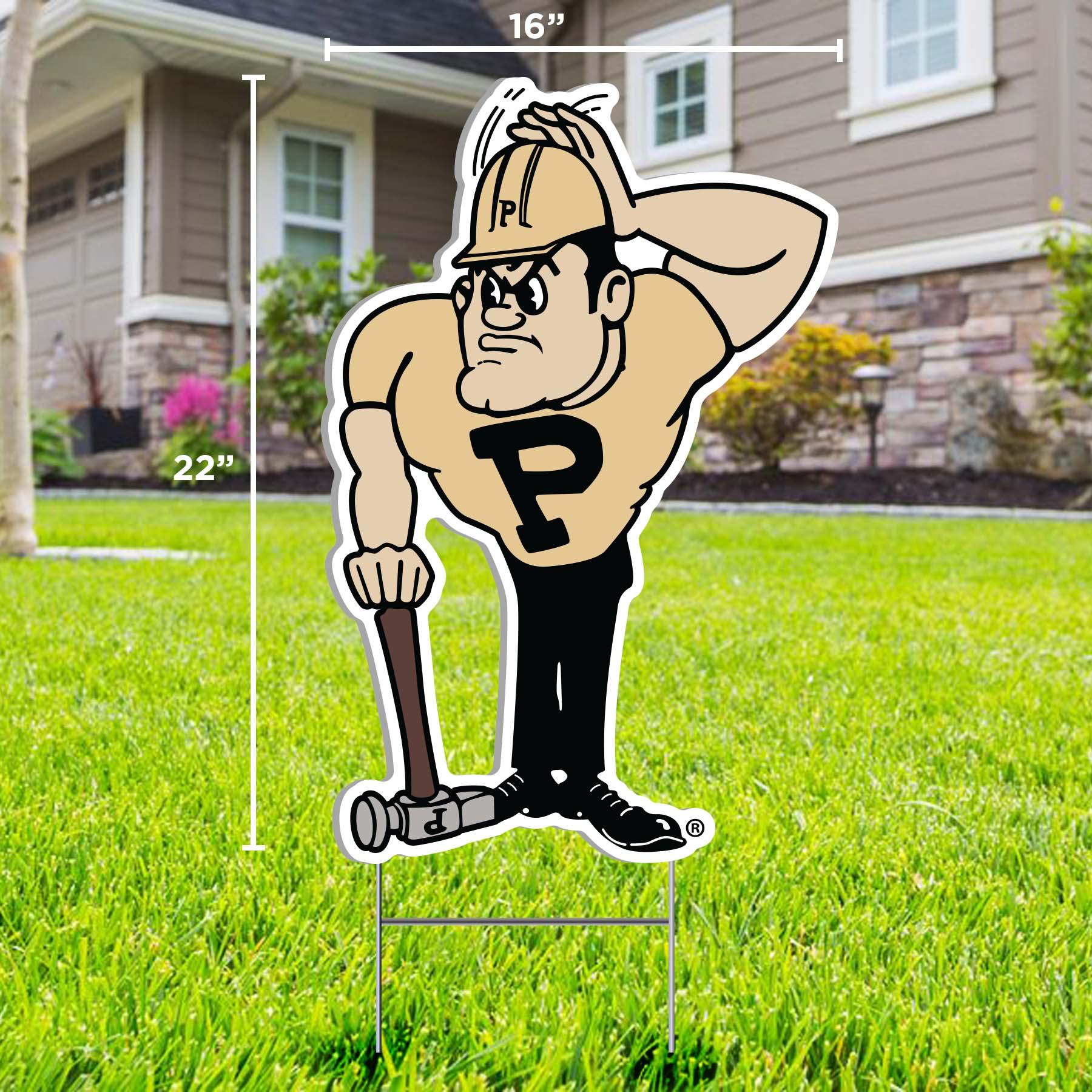Purdue Pete Lawn Sign I PurdueU