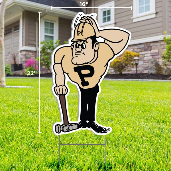 Purdue Pete Lawn Sign I PurdueU