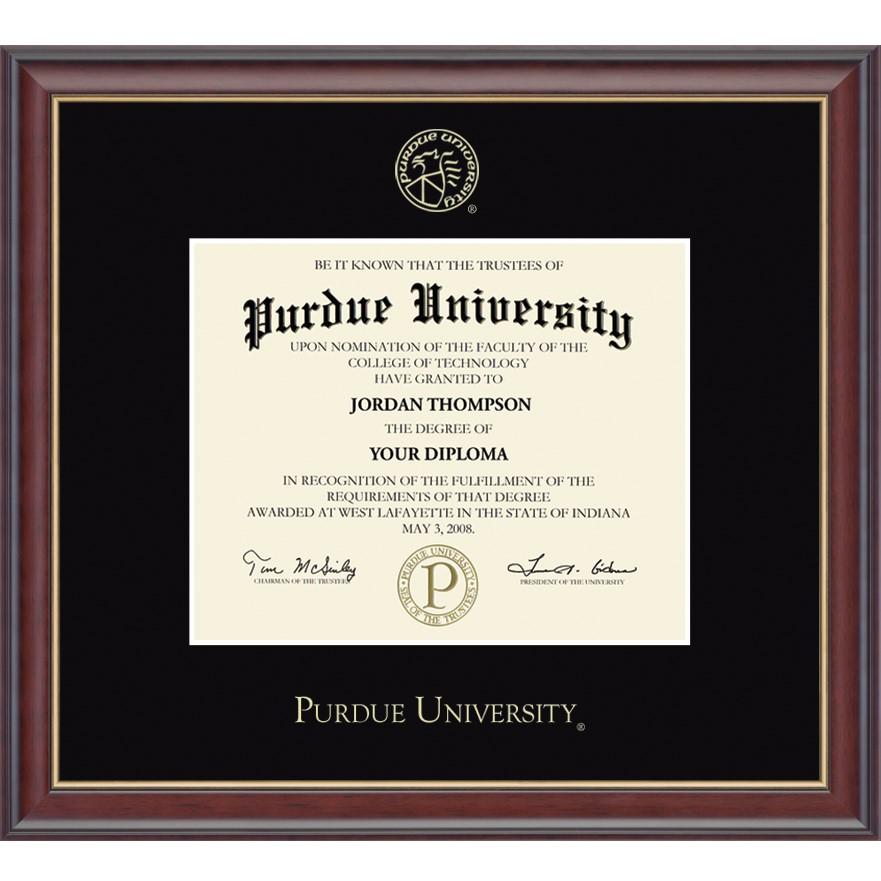 Purdue University Studio Embossed Diploma Frame I PurdueU