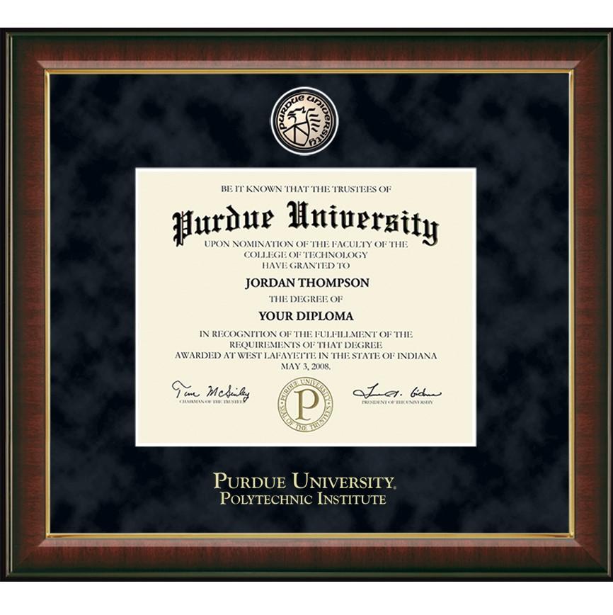 Purdue Polytechnic Institute Diploma Frame I PurdueU